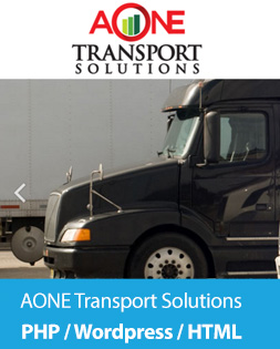 AONE Transport Solutions - Web Design in Toronto